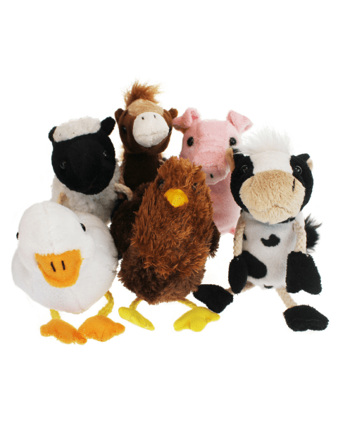 FARM ANIMALS- SET OF 6 – Clever Toys