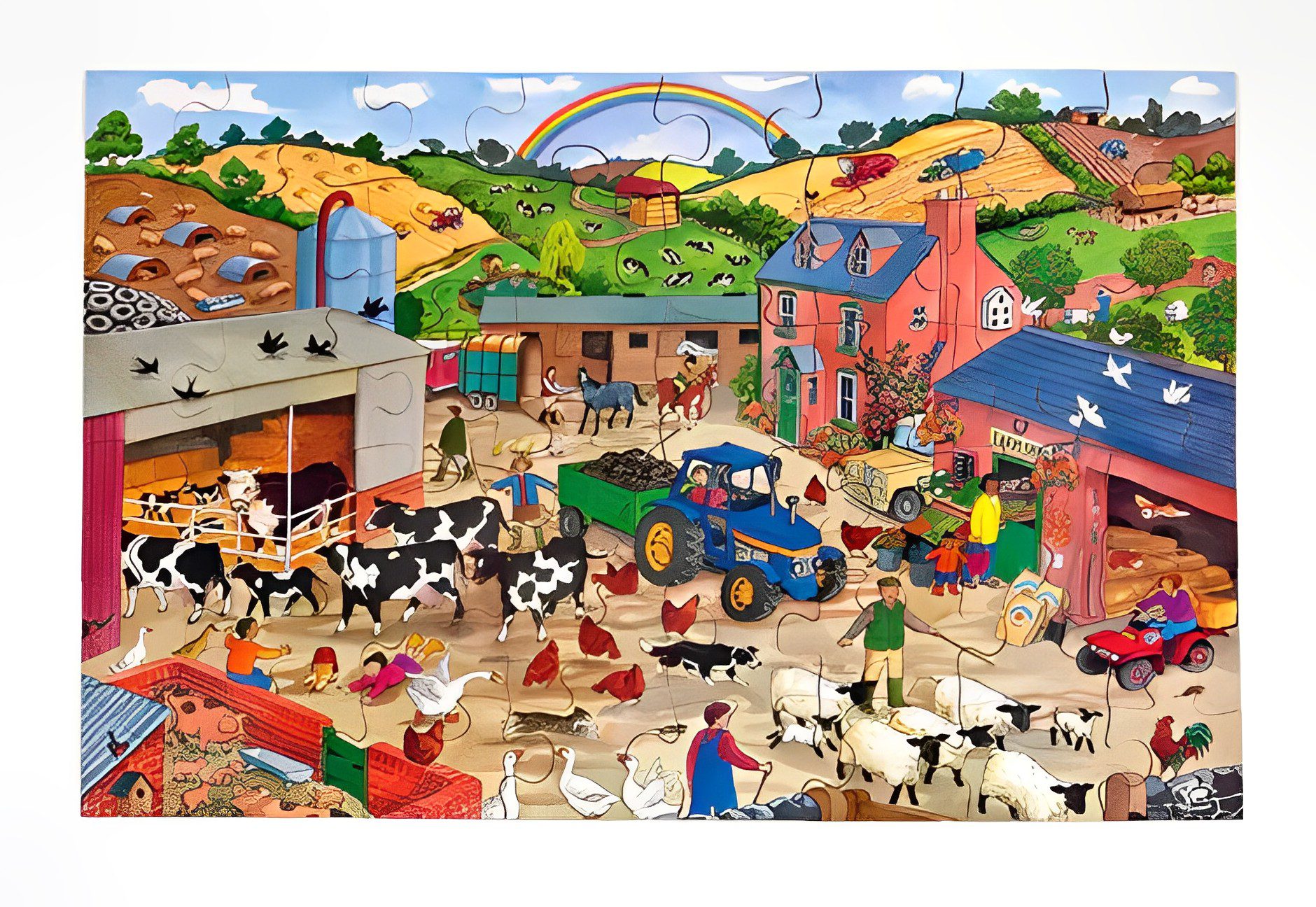 FLOOR PUZZLE – FARMYARD – Clever Toys