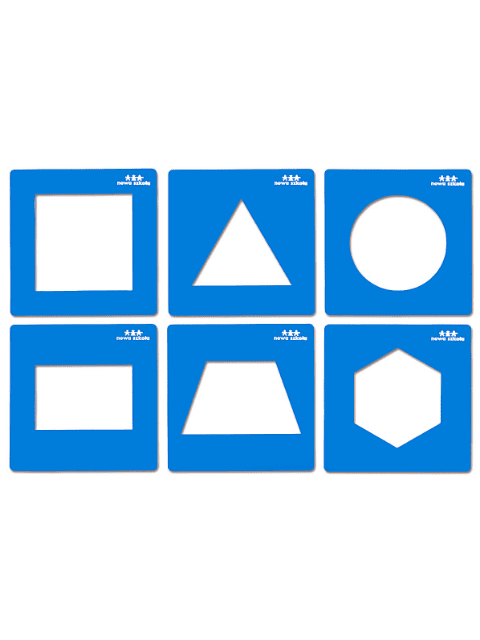 GEOMETRIC SHAPES STENCIL – Clever Toys