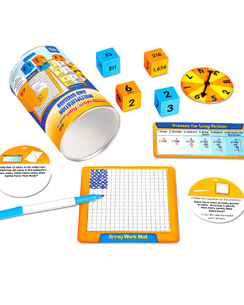 MULTIPLICATION AND DIVISION DISCOVERY CAN – Clever Toys