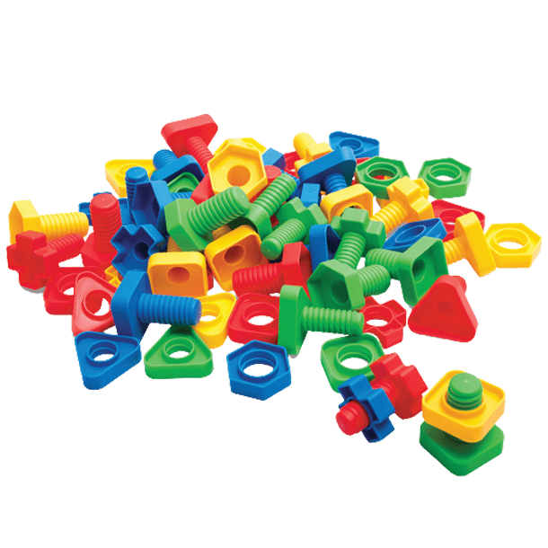 SCREWS – 64 PIECES – Clever Toys