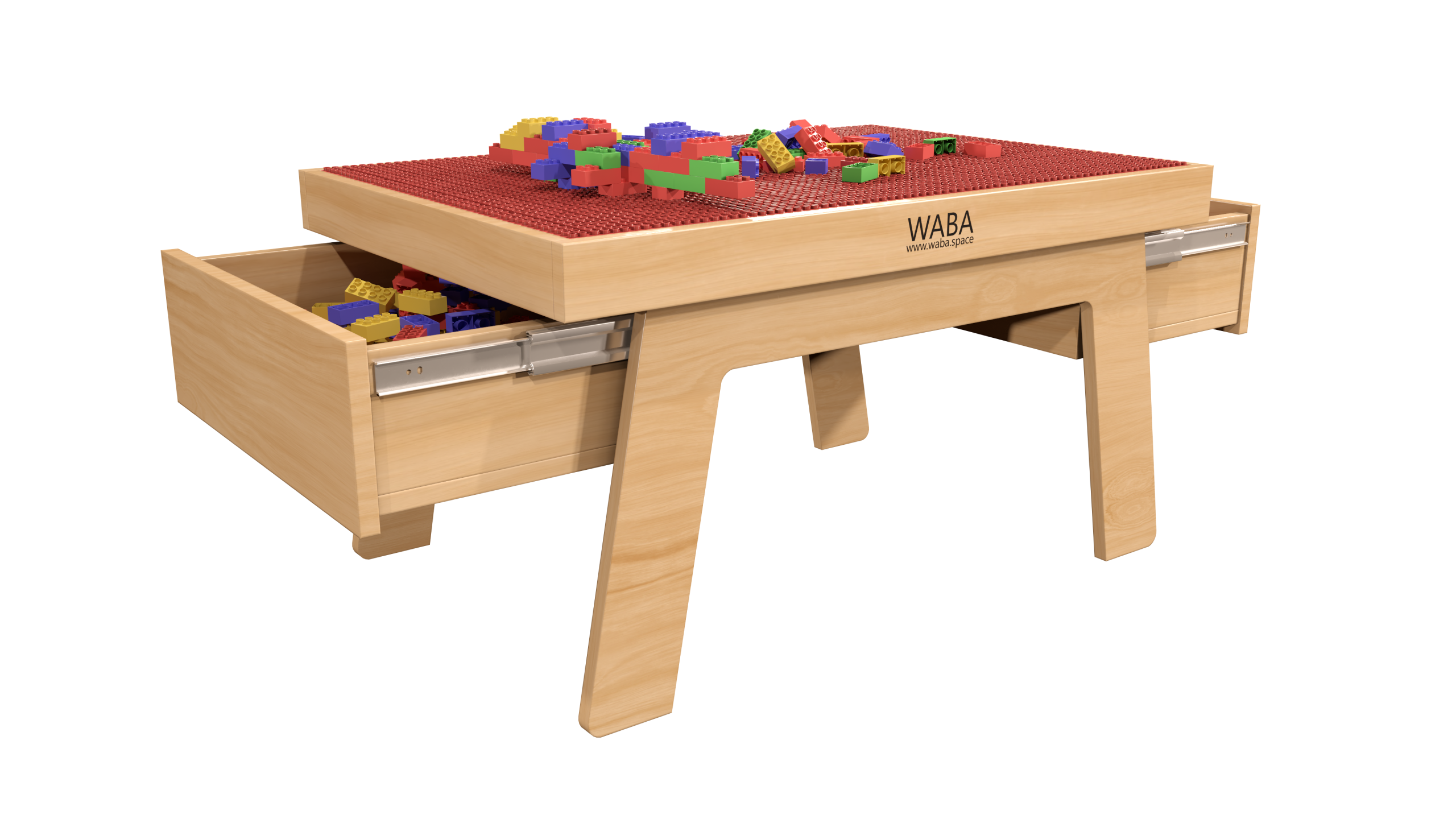 WAB0100 – TIME TO BUILD, BRICK BUILDING TABLE – Clever Toys