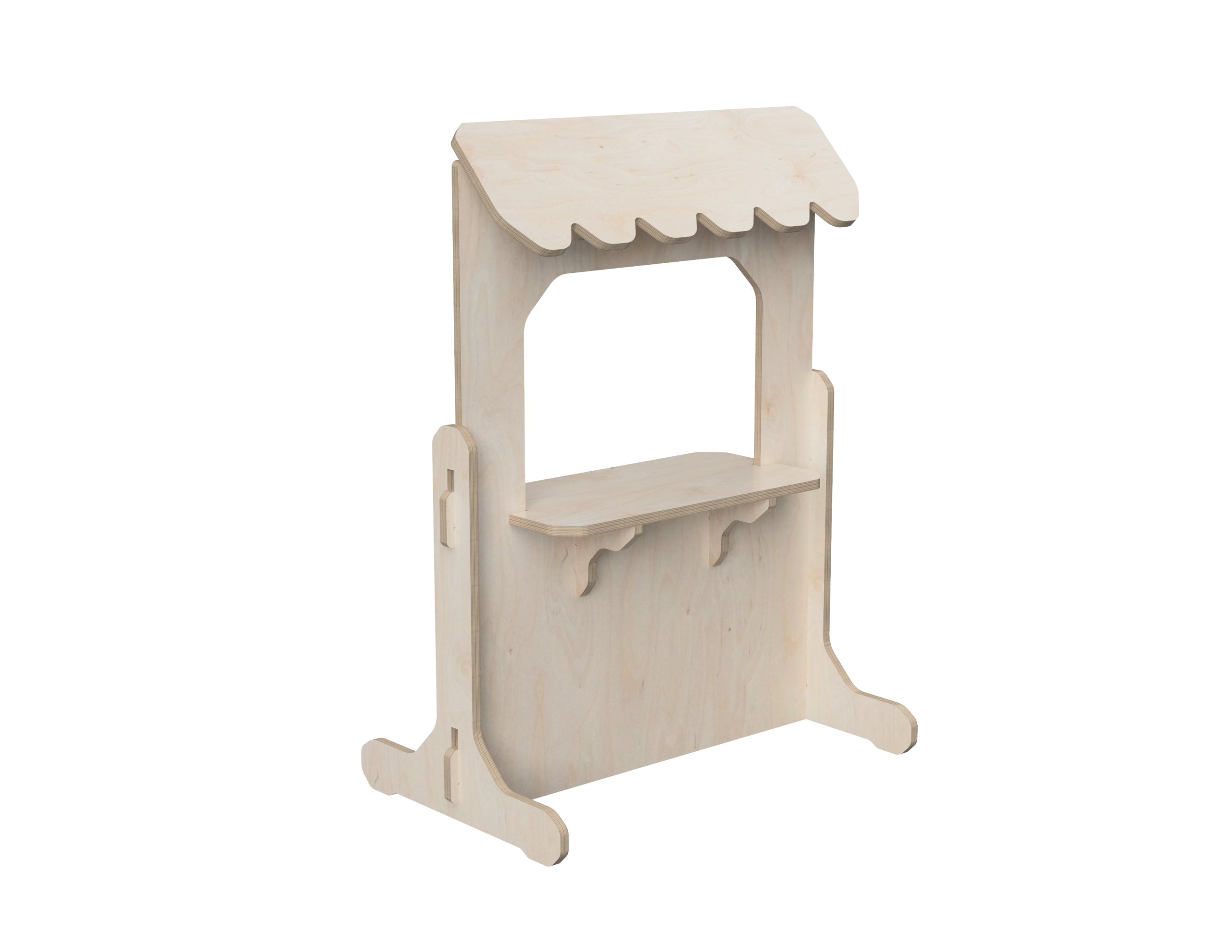 WABAR058- WABA PLAY STORE WITH ROOF – Clever Toys