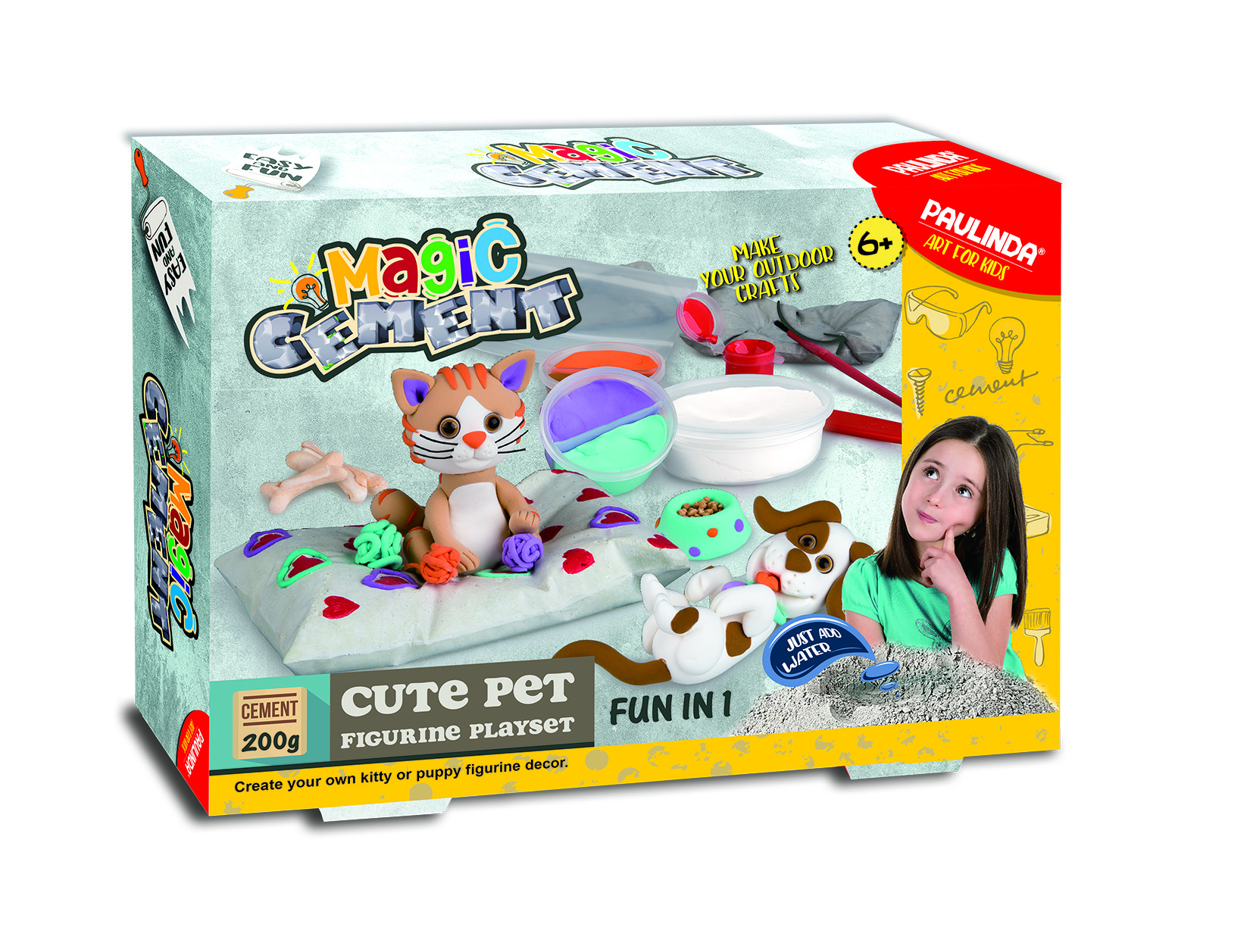 MAGIC CEMENT CUTE PET FIGURINE PLAYSET – Clever Toys