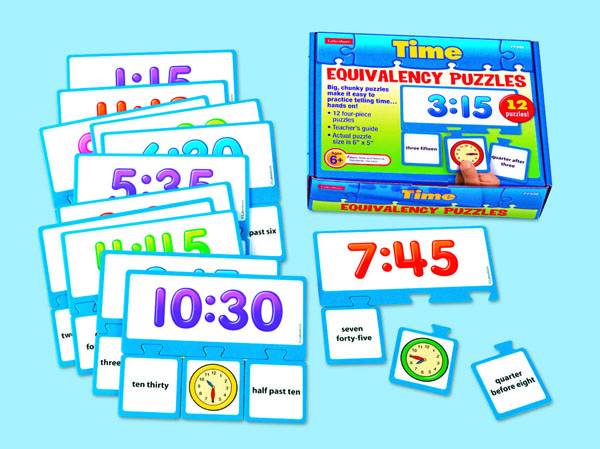 TIME EQUIVALENCY PUZZLES – Clever Toys