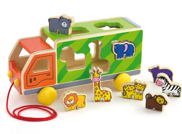 PULL ALONG ANIMAL TRUCK – Clever Toys