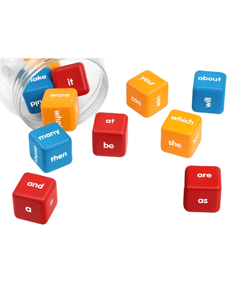 SIGHT-WORDS GIANT ACTIVITY DICE – Clever Toys