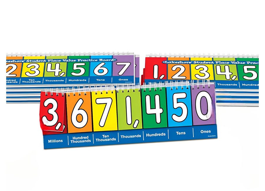 STUDENT PLACE VALUE PRACTICE BOARDS – SET OF 10 – Clever Toys