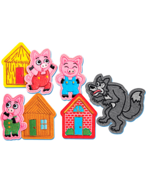 STORYTELLING PUPPETS – THREE LITTLE PIGS – Clever Toys